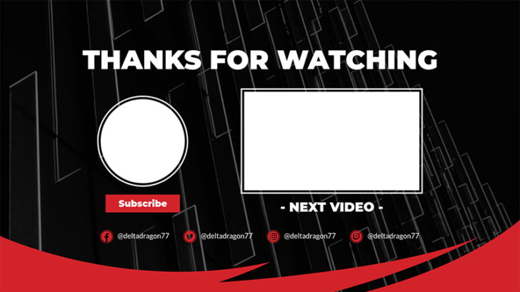 50+ Thanks For Watching Outro Templates - Design Hub