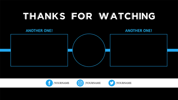 45 YouTube End Screen Templates - Design Hub