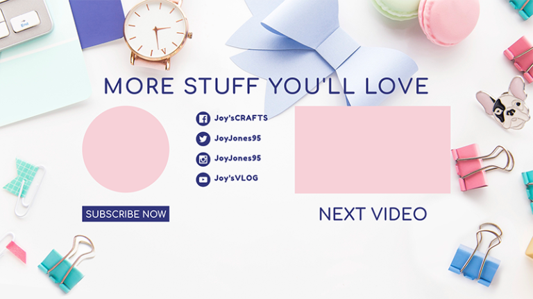 45 YouTube End Screen Templates - Design Hub