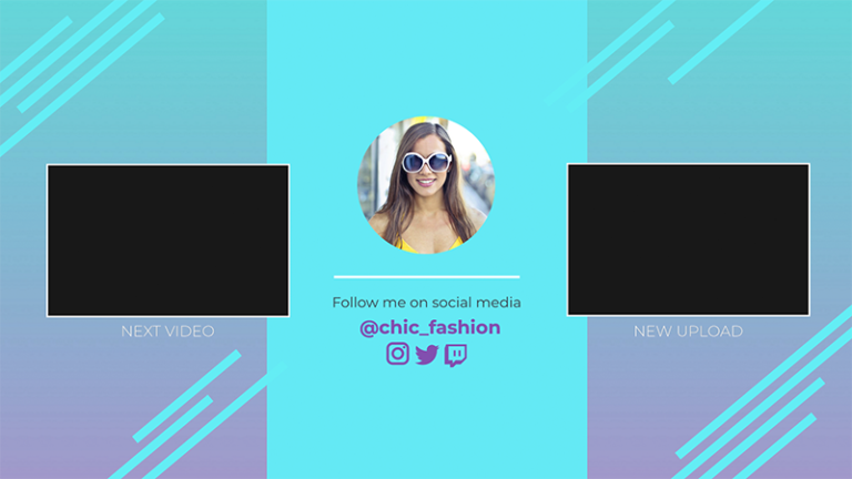 45 YouTube End Screen Templates - Design Hub