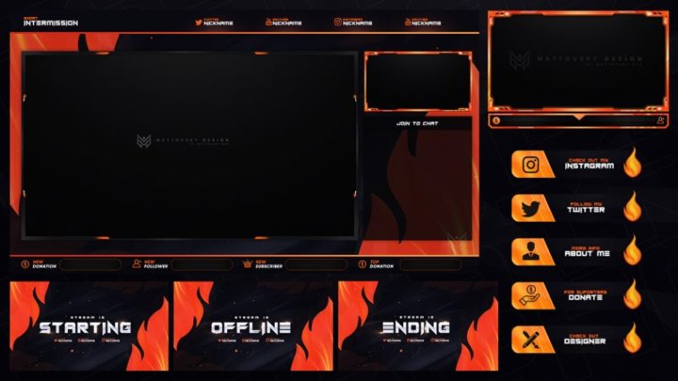 60+ Free Twitch Overlay Templates For Your Stream - Design Hub