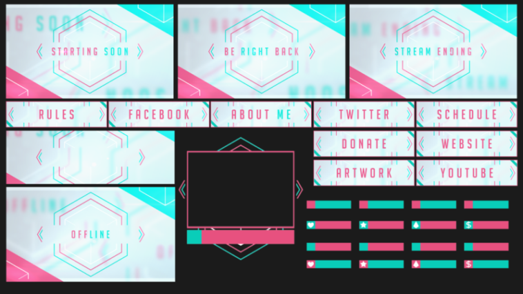 50+ Free Webcam Overlays (Static & Animated) For Twitch - Design Hub
