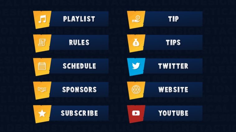 50+ Free Twitch Panel Templates - Design Hub