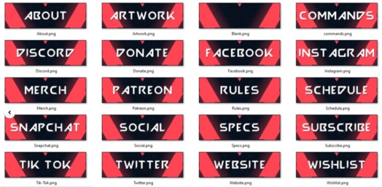 50+ Free Twitch Panel Templates - Design Hub