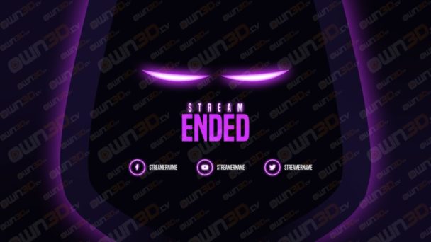 60+ Stream Ending Screens (Free & Premium) - Design Hub