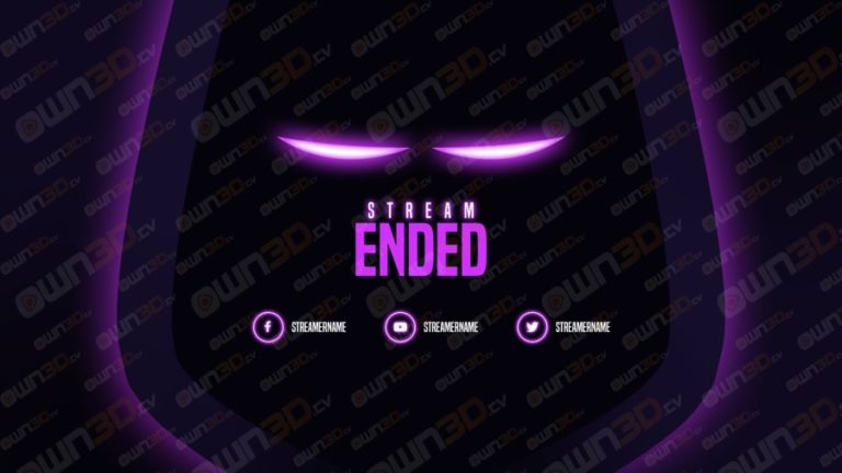 60+ Stream Ending Screens (Free & Premium) - Design Hub