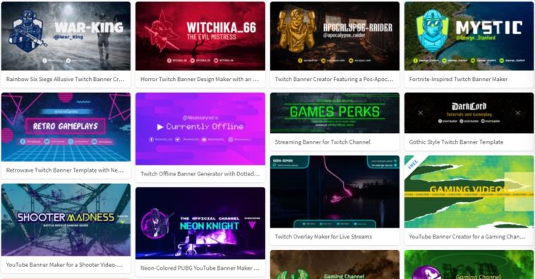 The 8 Best Twitch Profile Banner Makers (Free & Premium) - Design Hub