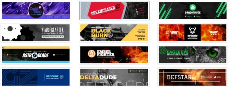 The 8 Best Twitch Profile Banner Makers (Free & Premium) - Design Hub