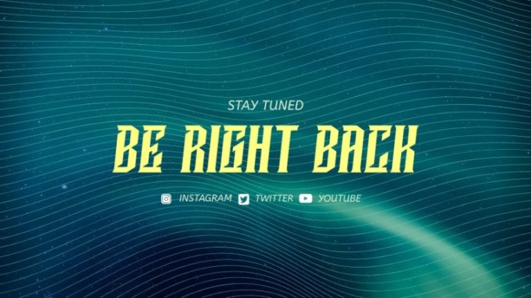 40+ Free Intermission & Be Right Back Screens For Your Stream