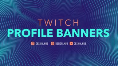 70+ Twitch profile banners (Free & Premium) - Design Hub