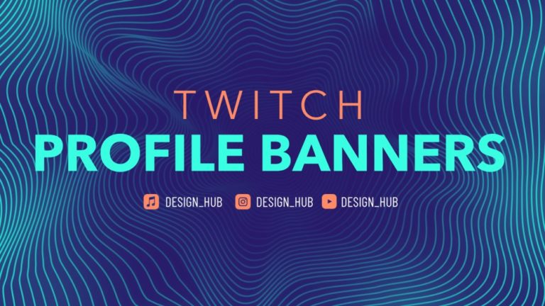 70+ Twitch profile banners (Free & Premium) - Design Hub