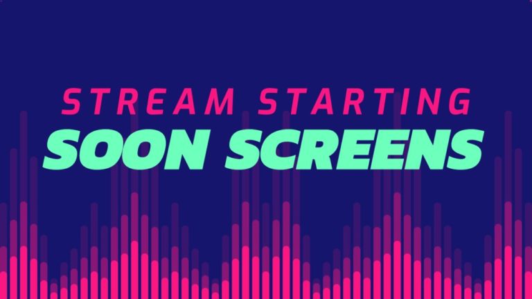 80+ Stream Starting Soon Screens (Free & Premium) - Design Hub