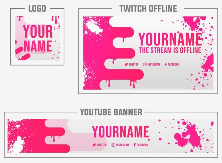 30+ Free Twitch Offline Banner Templates - Design Hub