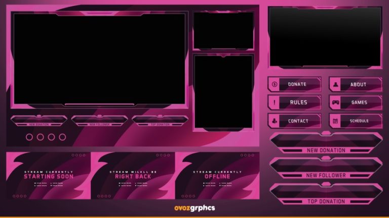 40+ Free Stream Packages & Themes - Design Hub