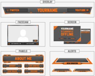 40+ Free Stream Packages & Themes - Design Hub