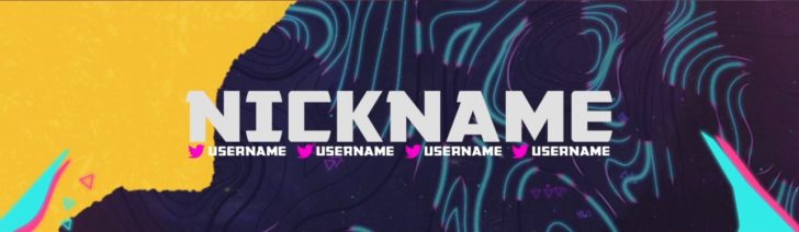 70+ Twitch profile banners (Free & Premium) - Design Hub