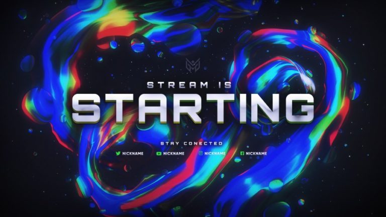 80+ Stream Starting Soon Screens (Free & Premium) - Design Hub