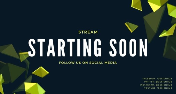 80+ Stream Starting Soon Screens (Free & Premium) - Design Hub