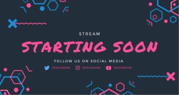 80+ Stream Starting Soon Screens (Free & Premium) - Design Hub