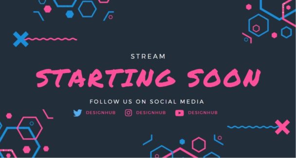 80+ Stream Starting Soon Screens (Free & Premium) - Design Hub