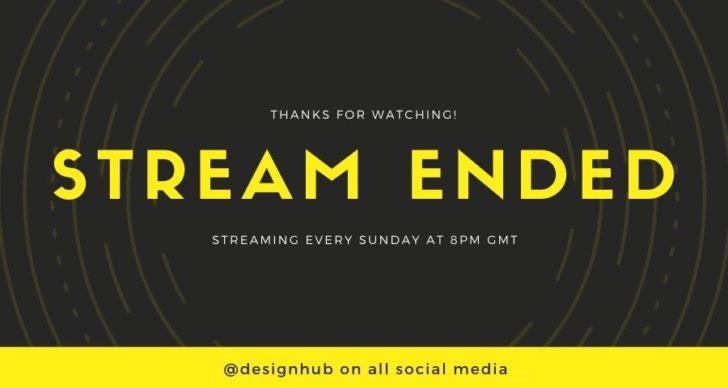 60+ Stream Ending Screens (Free & Premium) - Design Hub
