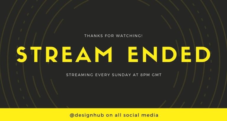 60+ Stream Ending Screens (Free & Premium) - Design Hub
