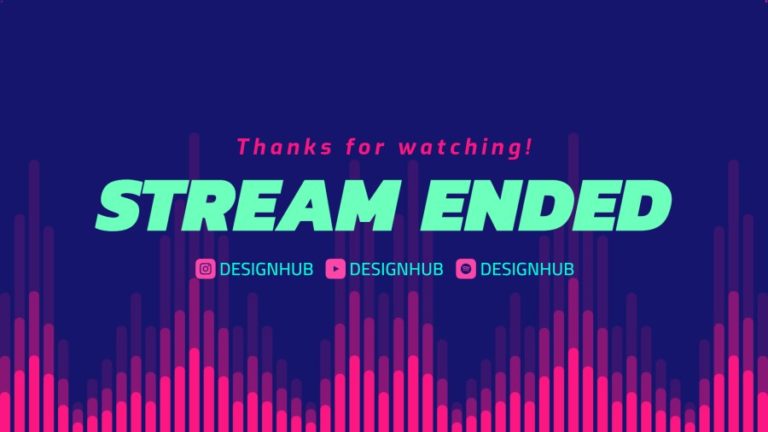 60+ Stream Ending Screens (Free & Premium) - Design Hub
