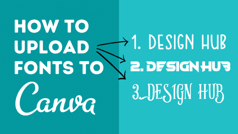 How to Upload Fonts to Canva (and find fonts) - Design Hub