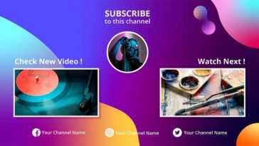 40+ YouTube Outro Templates: PSD and After Effects (Free & Premium)