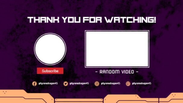 50+ Thanks For Watching Outro Templates - Design Hub