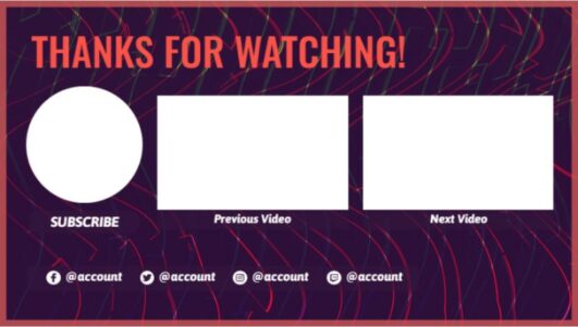 50+ Thanks For Watching Outro Templates - Design Hub