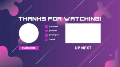 50+ Thanks For Watching Outro Templates - Design Hub