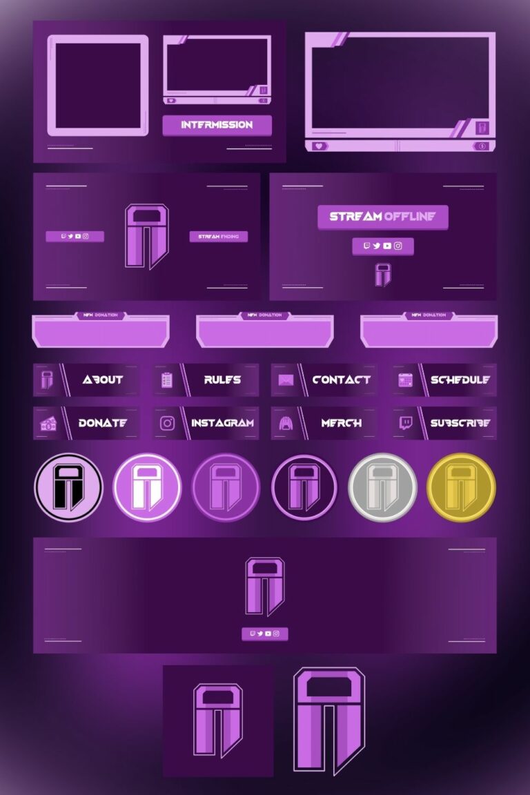 20+ Completely Free Full Stream Packs - Design Hub