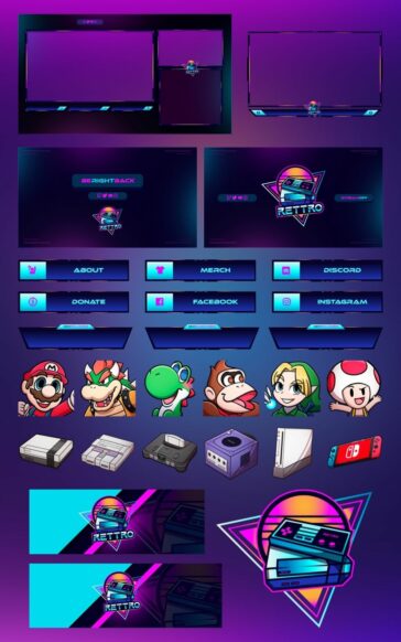 20+ Completely Free Full Stream Packs - Design Hub