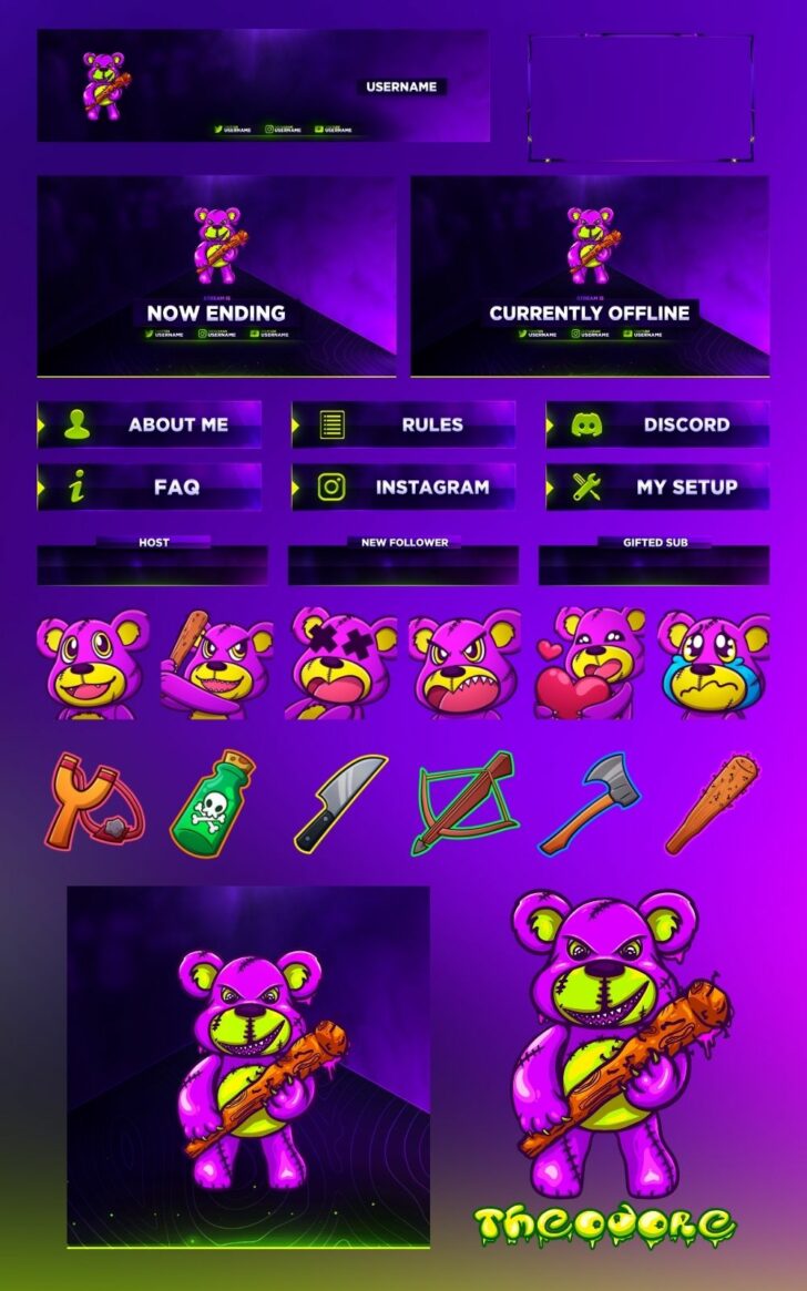 20+ Completely Free Full Stream Packs - Design Hub