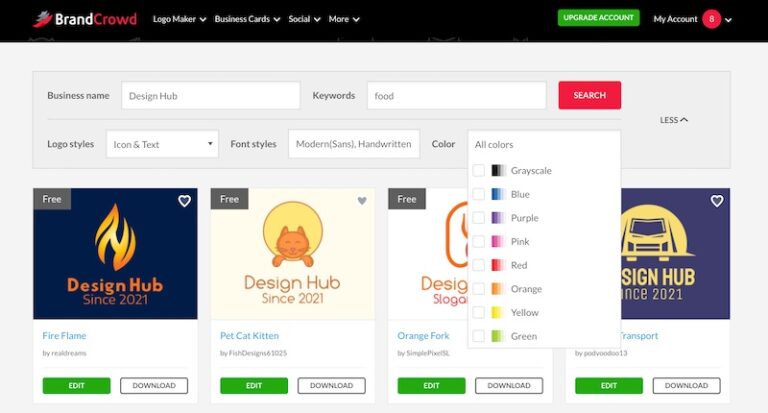 BrandCrowd Logo Maker Review & Guide: Worth Your Money?