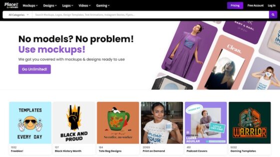 Placeit Review: Online Mockup and Design Software - Design Hub