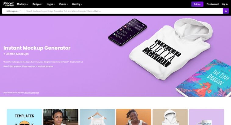 Placeit Review: Online Mockup and Design Software - Design Hub