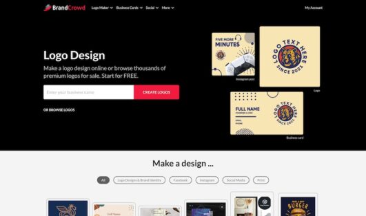 20+ BrandCrowd Alternatives: Similar Sites (Free & Paid)