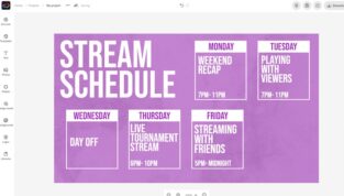 Best Stream Schedule Makers & Tools (Free & Paid) - Design Hub