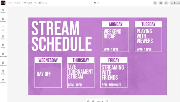 Best Stream Schedule Makers & Tools (Free & Paid) - Design Hub