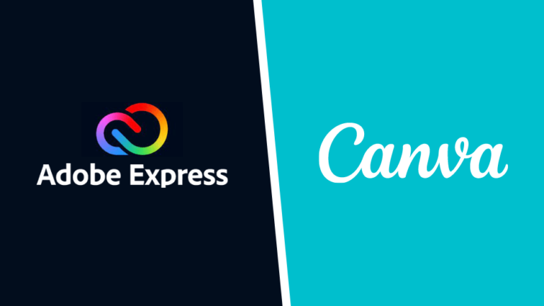 Adobe Express Vs Canva Online Design Tool Comparison