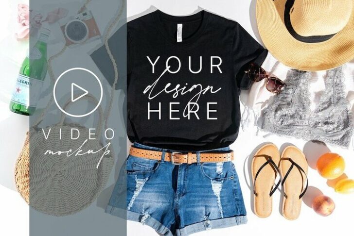30+ T-Shirt Video Mockups (Free & Paid) - Design Hub