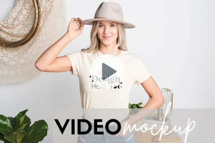 30+ T-Shirt Video Mockups (Free & Paid) - Design Hub