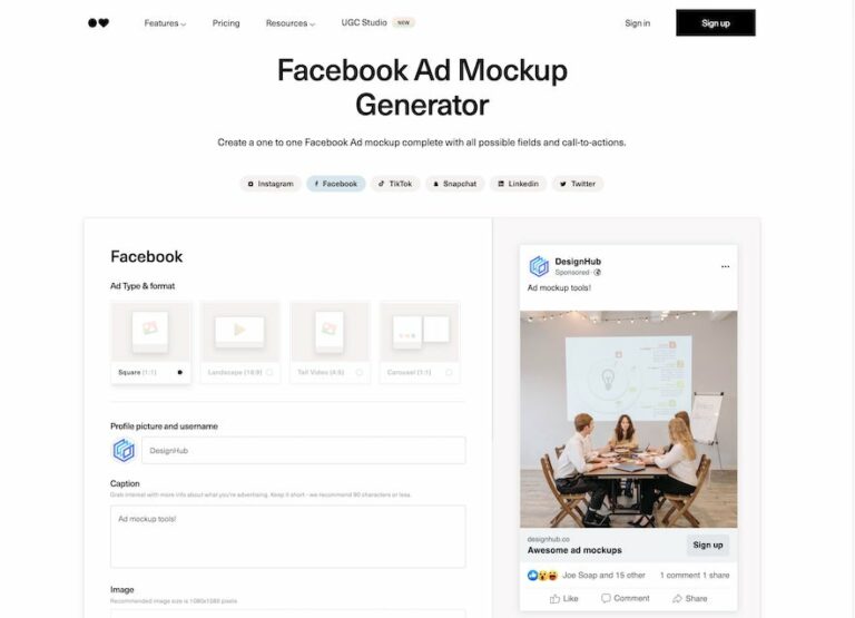 5 Best Ad Mockup Generators - Design Hub