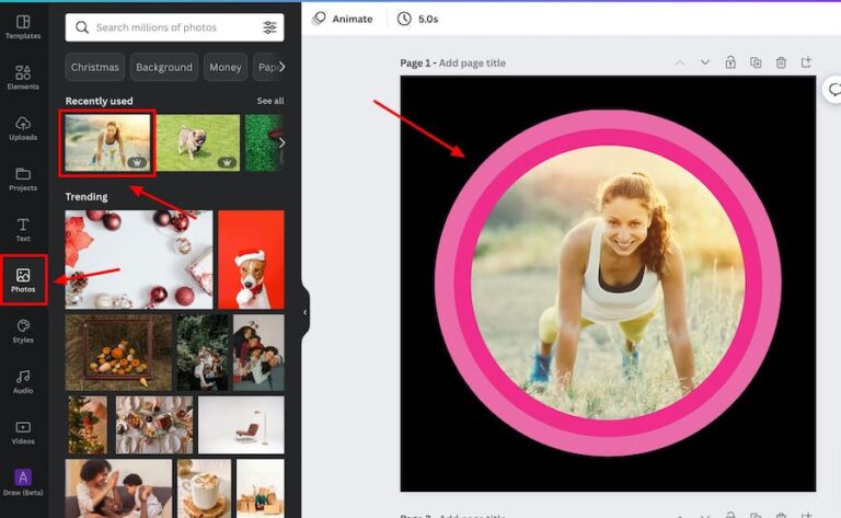 How to Use Frames in Canva (incl. Free Frame Sets)