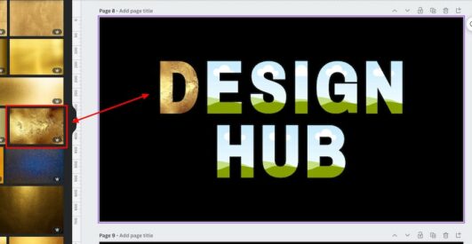 How To Make Silver and Gold Letters in Canva - Design Hub