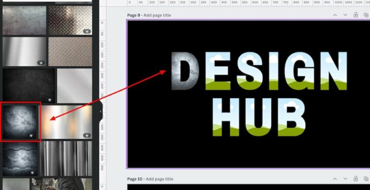 How To Make Metallic Letters in Canva - Design Hub