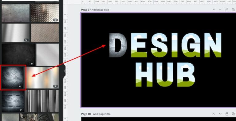 How To Make Metallic Letters in Canva - Design Hub