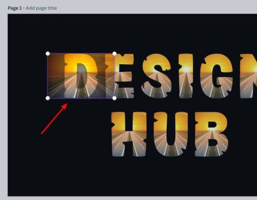How To Create a Text Mask in Canva Using Letter Frames